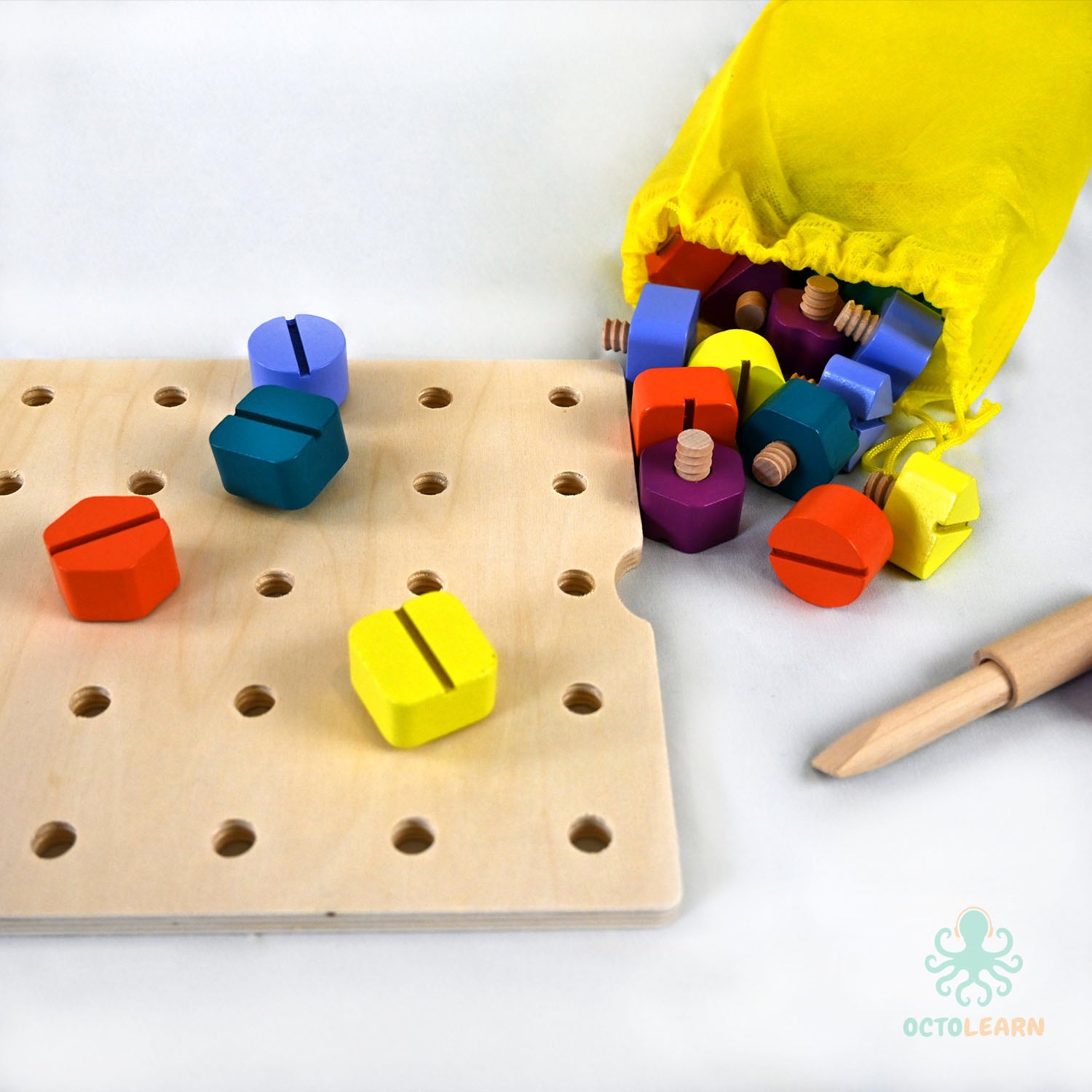Wooden Screw Driver Game – Octo Learn